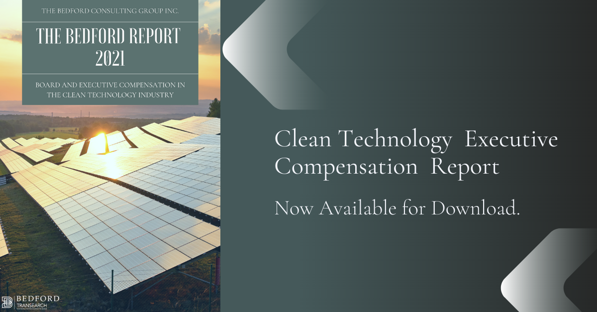 Executive & Board Compensation in the Clean Tech Industry 2021